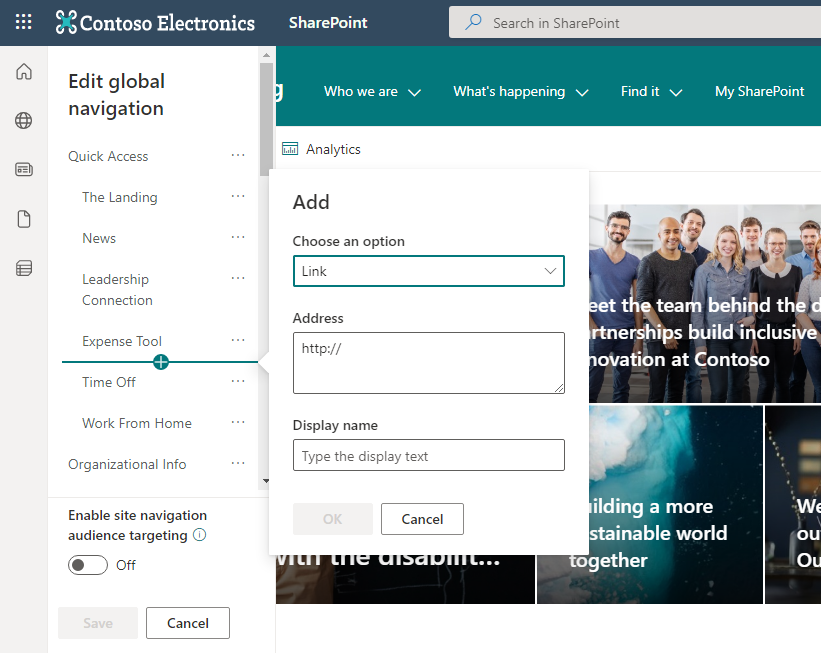 How To Set Up Global Navigation in the SharePoint App Bar